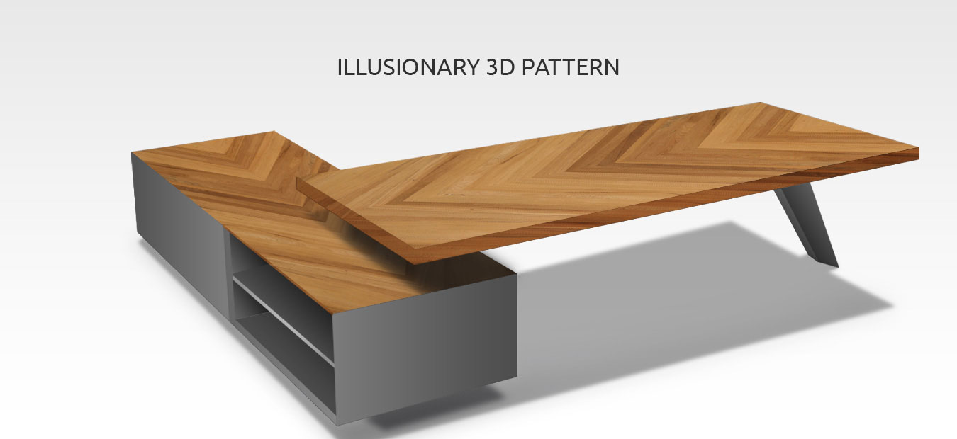 Chevron Wood Veneer Sheet - Unique Placement Wood Veneer