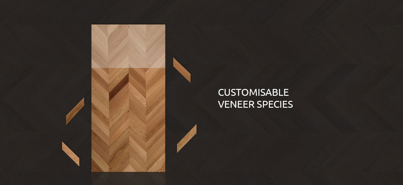 Chevron Plus Veneers - Stylish Wood Veneers | Natural Veneers